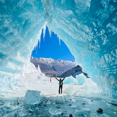 Blue Ice Cave Tibet